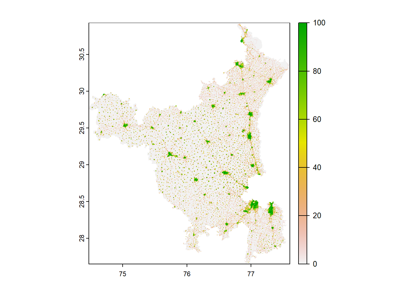 Presentations Data Viz And More Drawing Raster Maps With Ggplot2 Showing Urbanization Levels